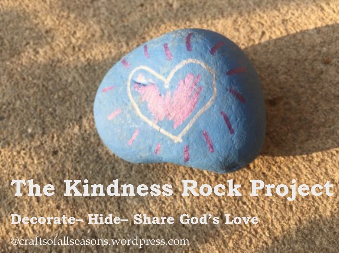 The Kindness rock project! – the striped plaid