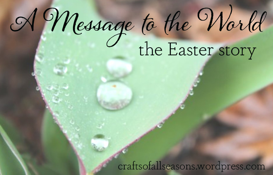 A Message to the World // The Easter Story – the striped plaid