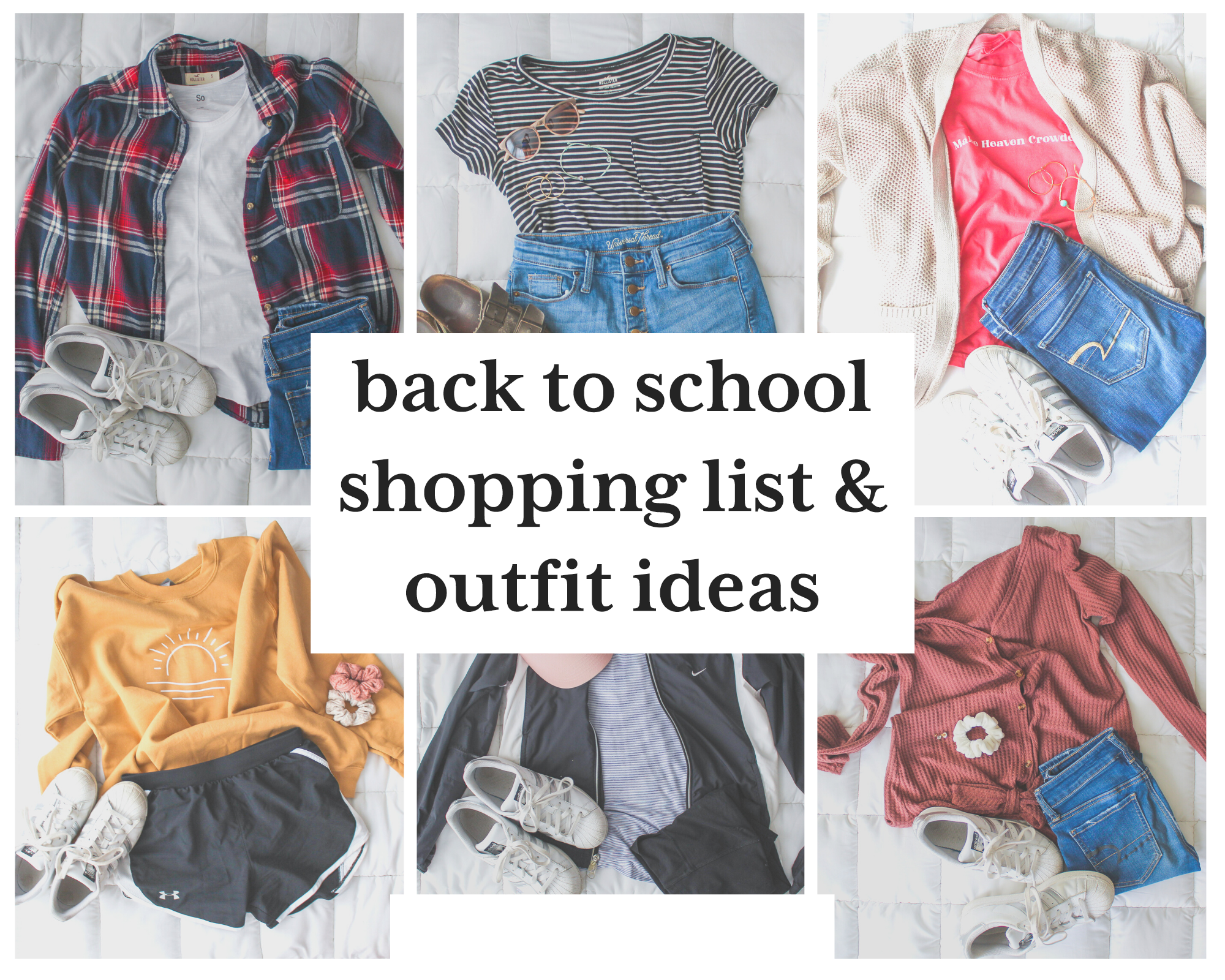 High School Outfit Ideas 2020 + Back To School Shopping List – the ...