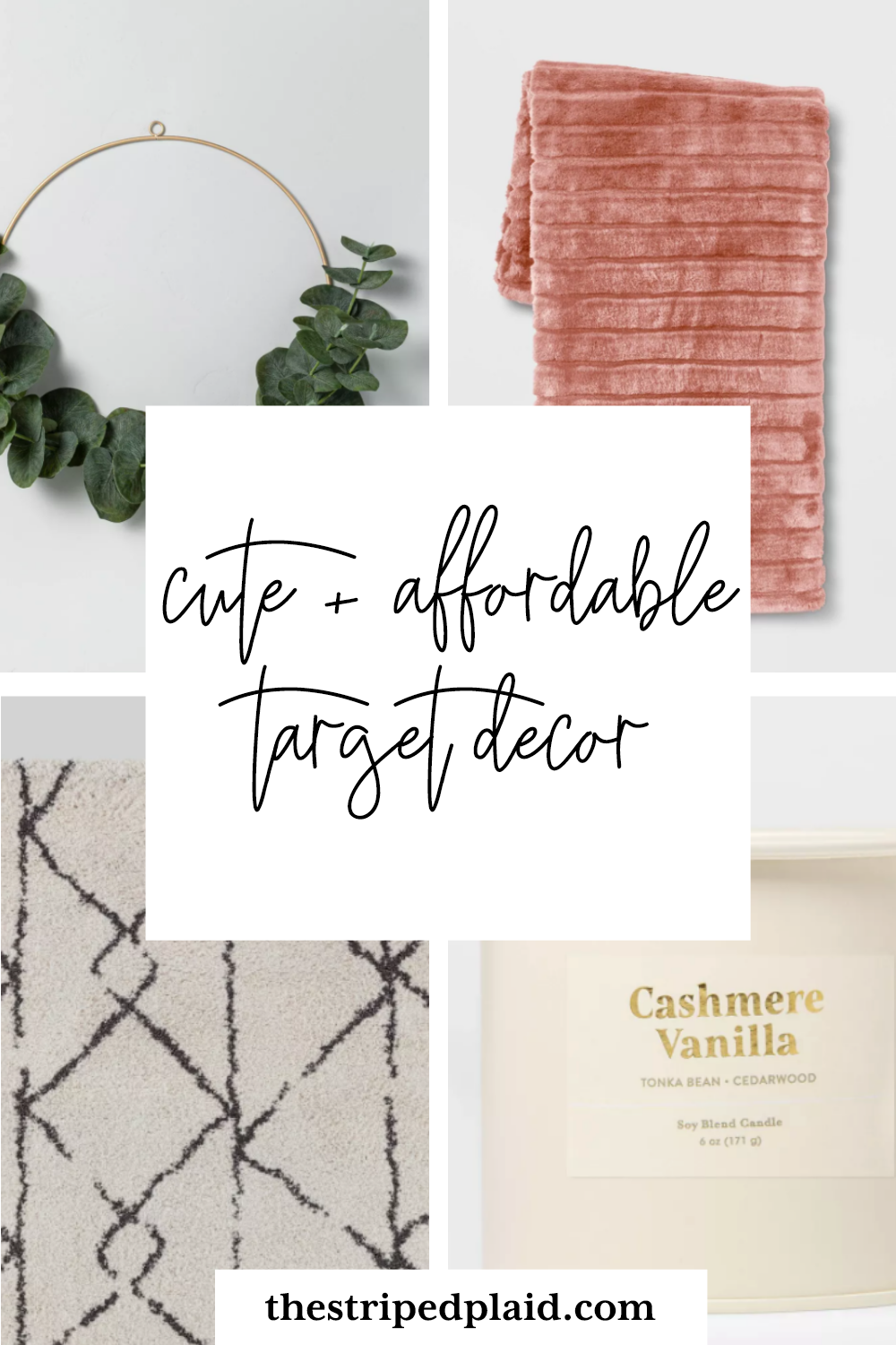 15 Affordable & Super Cute Target Décor Pieces – the striped plaid