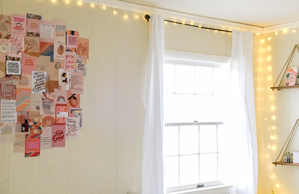 DIY Aesthetic Collage Wall | Photo Ideas & Tips For Hanging Your ...